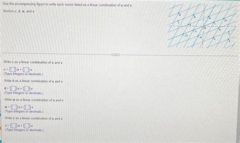 solved use the accompanying figure to write each vector