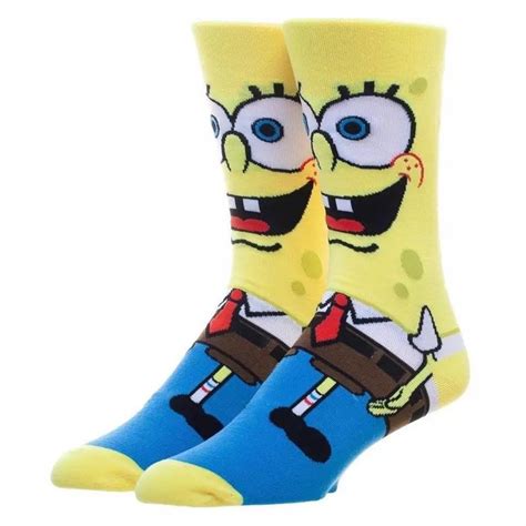 Spongebob Squarepants Socks Etsy