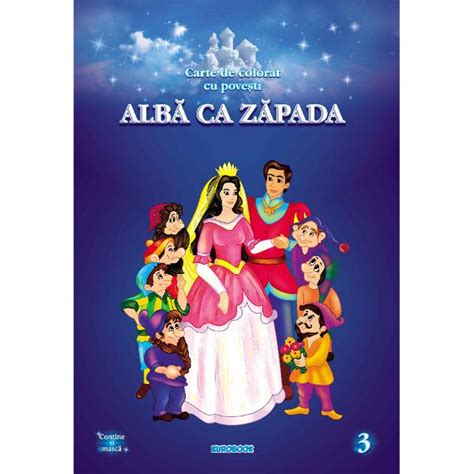 Alba Ca Zapada De Colorat Planse De Colorat Cu Alba Ca Zapada Planse