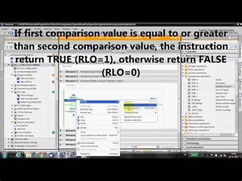 PLC Programming Tutorial Comparator Operations PLC ONE