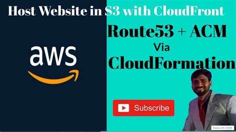 deploy static website to aws s3 with and cloudfront using cloudformation iac tutorial