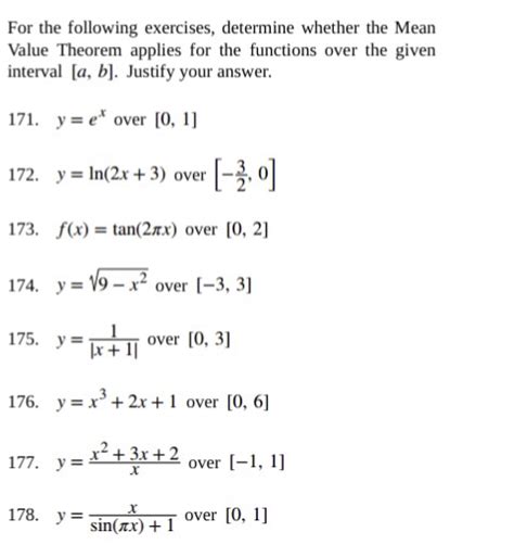 solved for the following exercises determine whether the