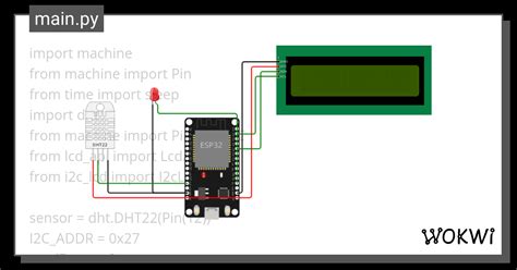 Dht Lcd Esp Wokwi Esp Stm Arduino Simulator