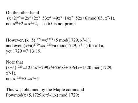 ppt the polynomial time algorithm for testing primality powerpoint presentation id 4428251