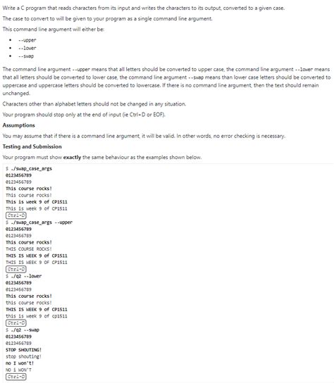 solved write a c program that reads characters from its