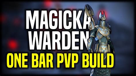 ESO One Bar PvP Magicka Warden Build Deltia S Gaming