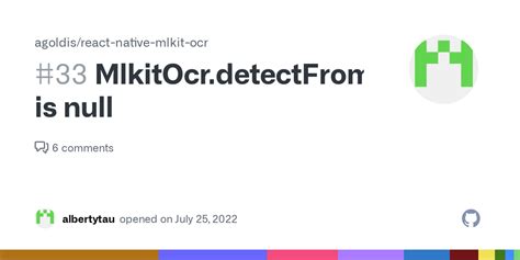 mlkitocr detectfromuri is null · issue 33 · agoldis react native mlkit ocr · github