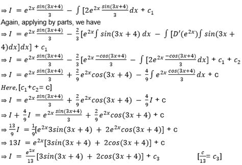 indefinite integrals problems and solutions testbook