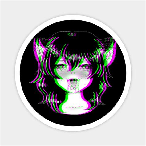 Ahegao Face Neko Anime Cat Girl Vaporwave T Ahegao The Best Porn Website