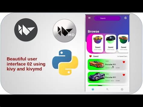 02 Beautiful User Interface Using Kivy Kivymd Python YouTube