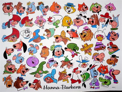 Hanna Barbera Tv Stars 195x255 Original Art Re Creation Hanna Barbera Hanna Barbera