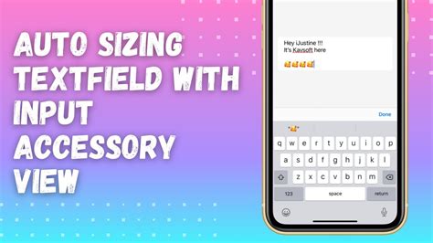 swiftui 2 0 auto sizing textfield with input accessory view done button swiftui tutorials