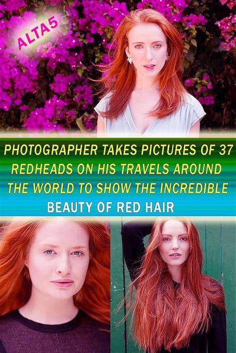Photographer Takes Pictures Of 37 Redheads On His Travels Around The World To Show The