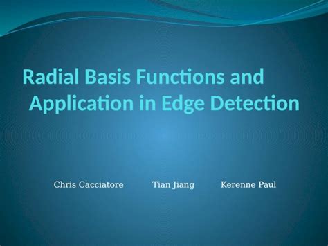 pptx radial basis functions and application in edge detection dokumen tips