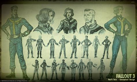 Vault Dweller Concept Art Fallout Concept Art Fallout Art Concept Art