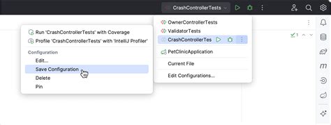 Run Debug Configurations IntelliJ IDEA Documentation