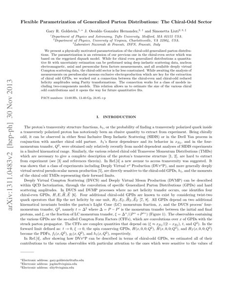 pdf flexible parametrization of generalized parton distributions the chiral odd sector
