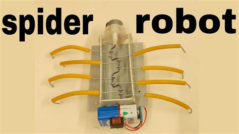 How To Make Spider Robot With Dc Motor Robot Kaise Banaye Toy Robot
