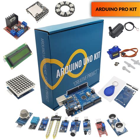 Kit Completo Arduino Uno Rev3