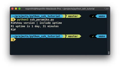 สอนเขียน python เพื่อใช้ ssh ด้วย paramiko และ netmiko แบบรวบรัด