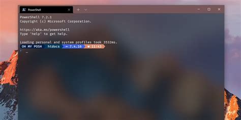 Improve Window Powershell Promt With Oh My Posh And More DEV Community