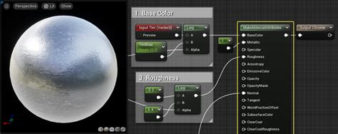 material attributes expressions in unreal engine unreal engine 5 0 documentation