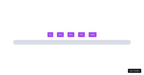 Progress Bar Codesandbox