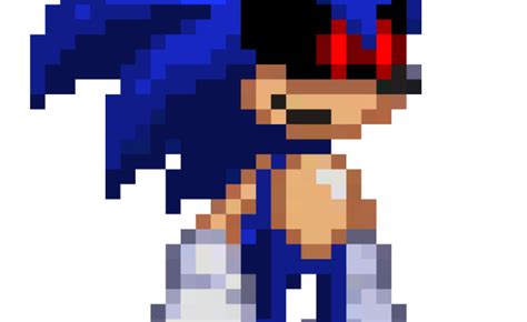 Ycr Sonic Exe Big Sprite Pixel Art Maker Theme Loader