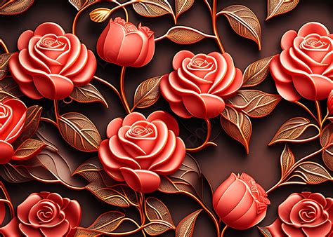 Details 52 3d Rose Wallpaper Latest In Cdgdbentre