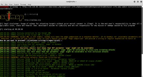 discovering sql injection with using sqlmap tool download scientific diagram