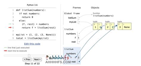python tutor 代码可视化工具 支持python、javascript、c、c 和 java等 哔哩哔哩
