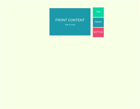 实用的css3 3d翻转tab选项卡切换插件 17素材网