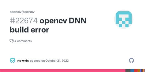 Opencv DNN Build Error Issue 22674 Opencv Opencv GitHub