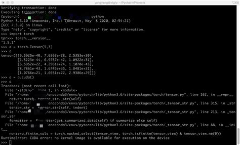Graphics RTX 3090 Run Pytorch Error Cuda Error No Kernel Image Is