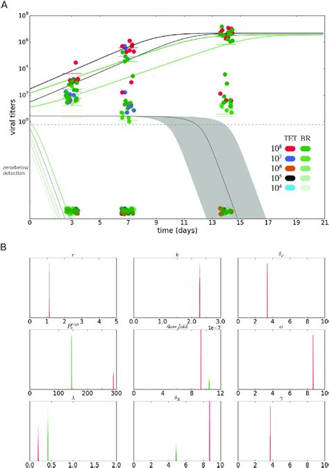 dynamic model estimate and posterior parameter distributions a fit download scientific