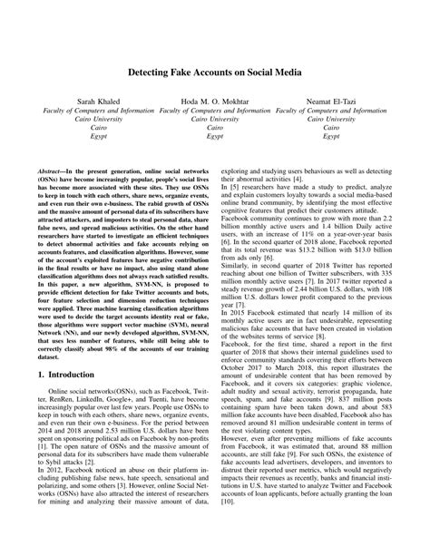 pdf detecting fake accounts on social media