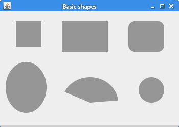 Shapes And Fills In Java 2D