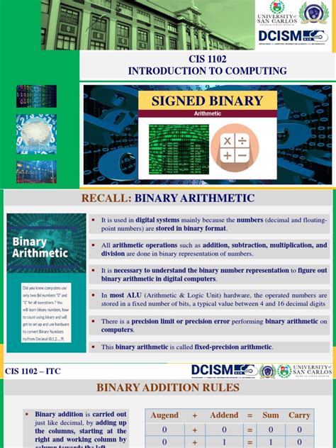1 8b m1 cis1102 signed binary arithmetic pdf subtraction encodings
