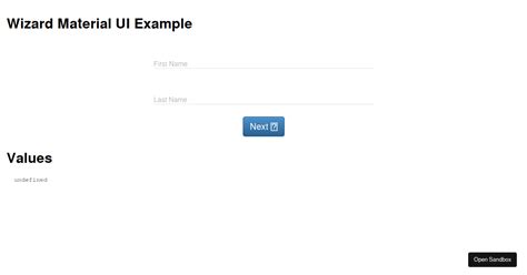 Redux Form Wizzard Material Ui Codesandbox