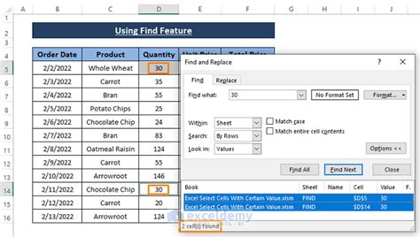 how to select cells with certain value in excel 5 methods exceldemy