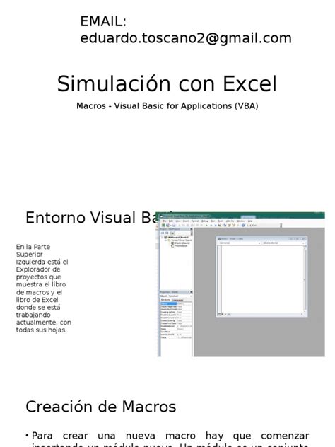 presentacion vba pdf macro informática visual basic para aplicaciones