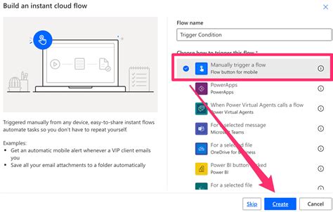 how to use power automate trigger conditions