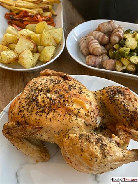Recipe This Air Fryer Roast Chicken Dinner