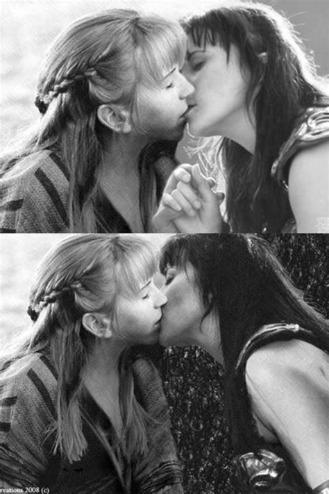 Xena Gabrielle Lucy Lawless Renee Oconnor Xena Lesbian Hot Cute Lesbian Couples Lucy