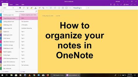 How To Organize Your Life Using Onenote Bank Home