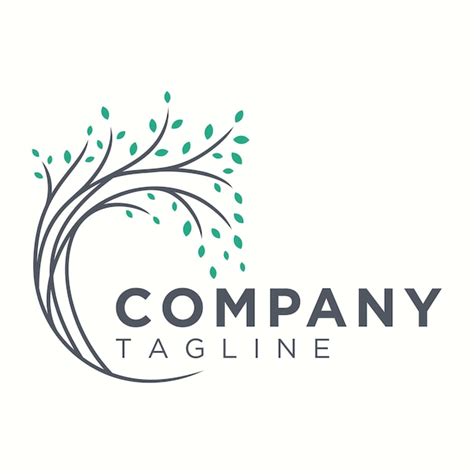 Premium Vector Tree And Roots Logo Design Vector Isolated Abstract