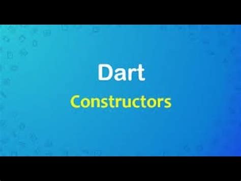 Flutter Full Tutorial For Beginner Constructors In Dart Class