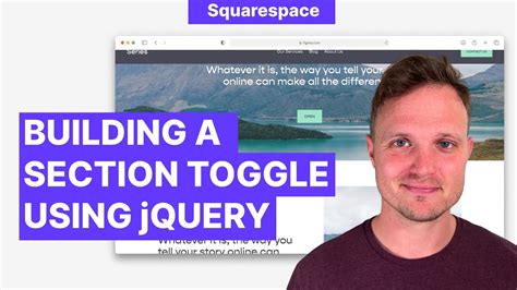 using jquery to build a show hide section toggle youtube