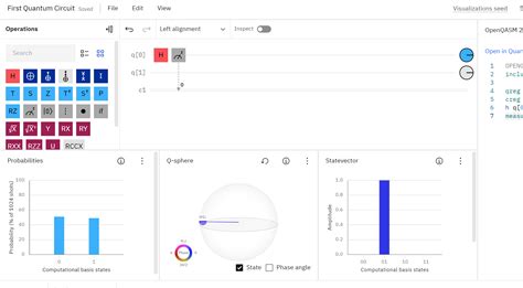 qiskit what quantum computing simulator can achieve drag and drop programing fuction without