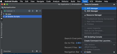 Where Is AVD Manager In Android Studio On MacOS Stack Overflow